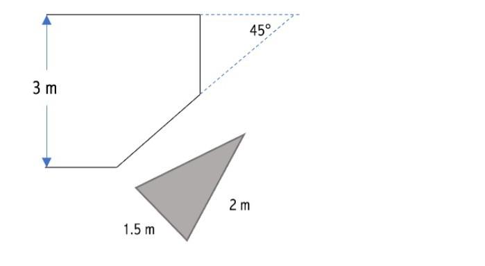 Solved SITUATION: A triangular gate with a horizontal base | Chegg.com