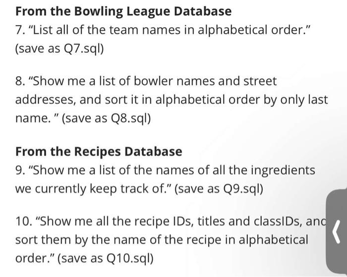Solved From the Sales Orders Database 1. "Show me all the | Chegg.com