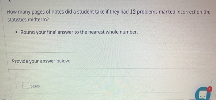 Solved How many pages of notes did a student take if they | Chegg.com