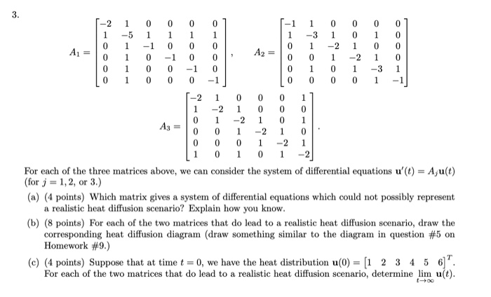 3. -2 1 0 0 -1 1 1 1 1 -5 1 1 0 1 0 A1 = 0 0 1 -1 0 0 | Chegg.com