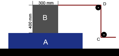 Solved Blocks A and B have a mass of 7kg and 10kg | Chegg.com