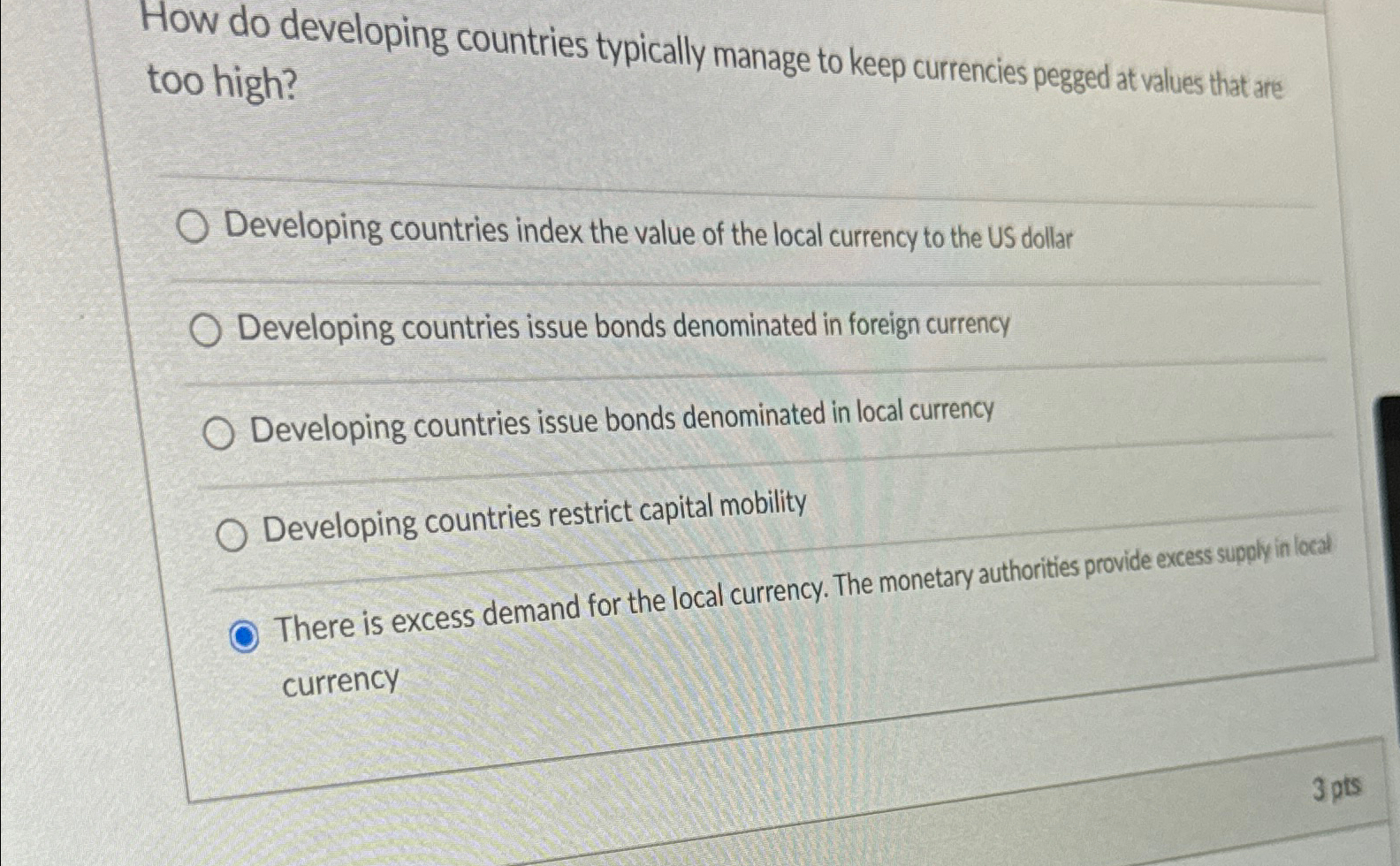 Solved How do developing countries typically manage to keep | Chegg.com