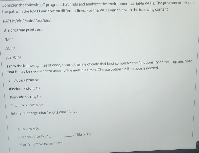 Solved Consider the following C program that finds and | Chegg.com