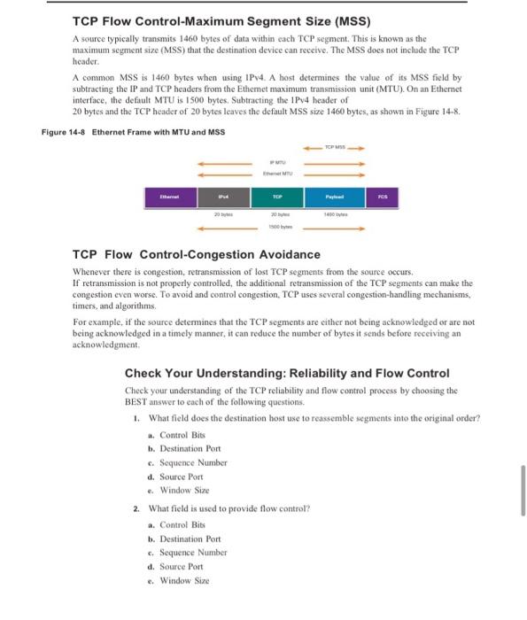 Module 14 Study Guide Transportation of Data The | Chegg.com