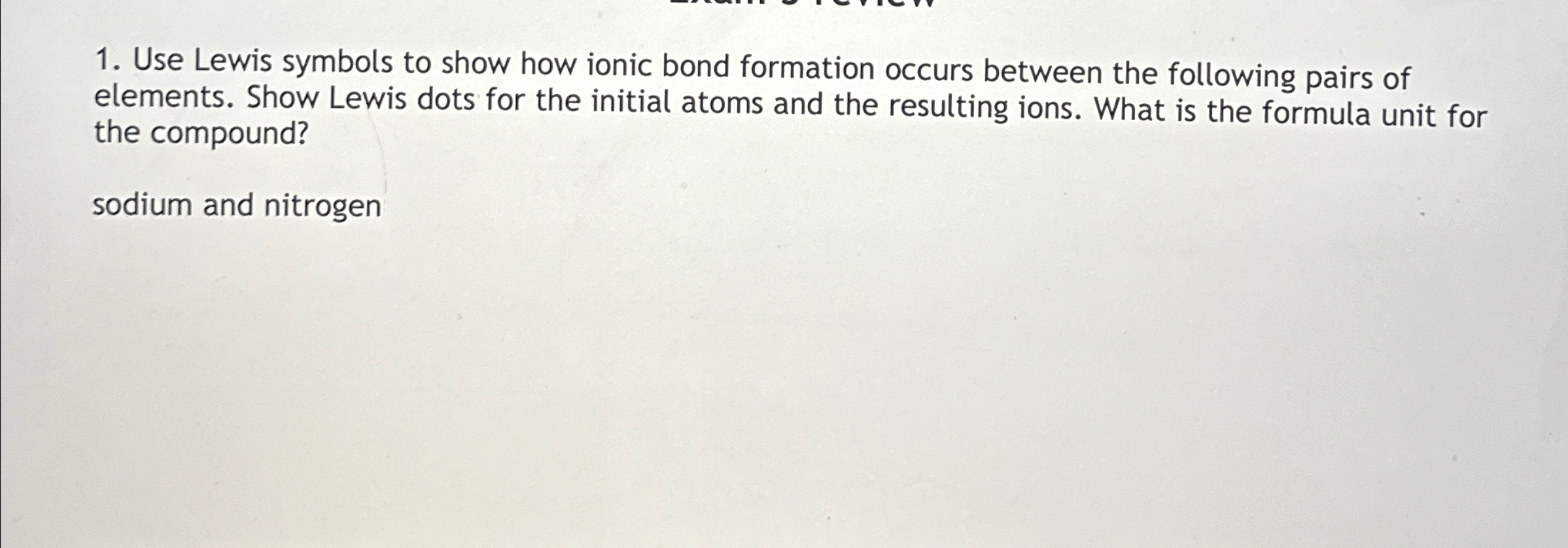 Solved Use Lewis symbols to show how ionic bond formation | Chegg.com