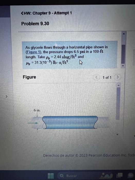 Solved As glycerin flows through a horizontal pipe shown in | Chegg.com