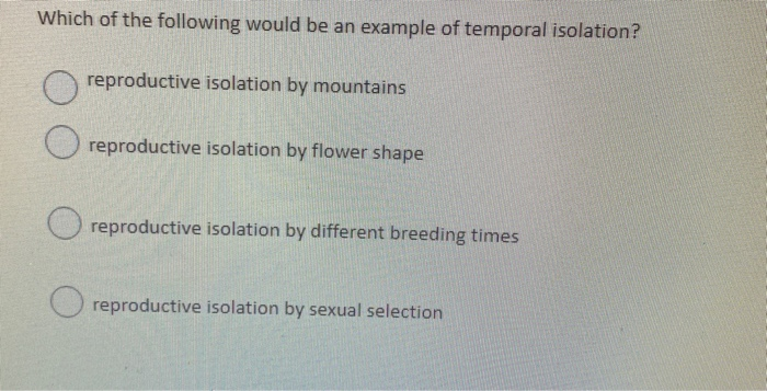 Solved Which of the following would be an example of | Chegg.com
