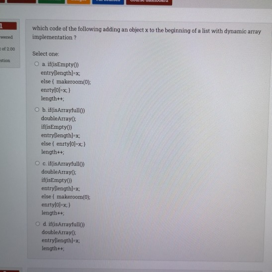 Solved Data structures The question like this no more | Chegg.com
