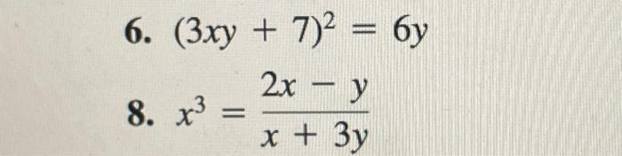 Solved Differentiating Implicitly Use implicit | Chegg.com