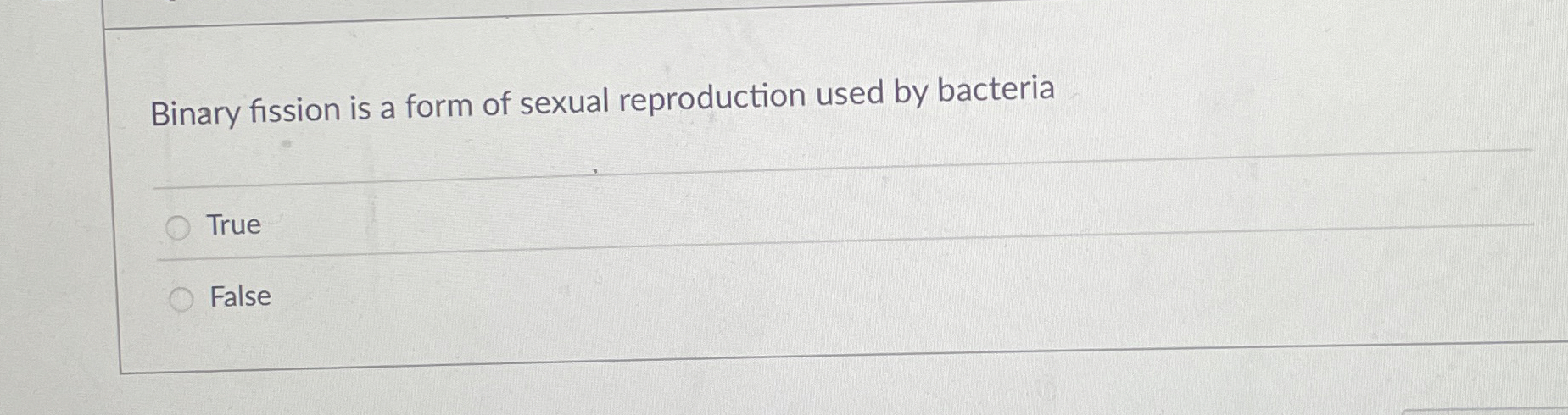 High Quality SOLUTION Binary fission is a form of sexual reproduction used | Chegg.com