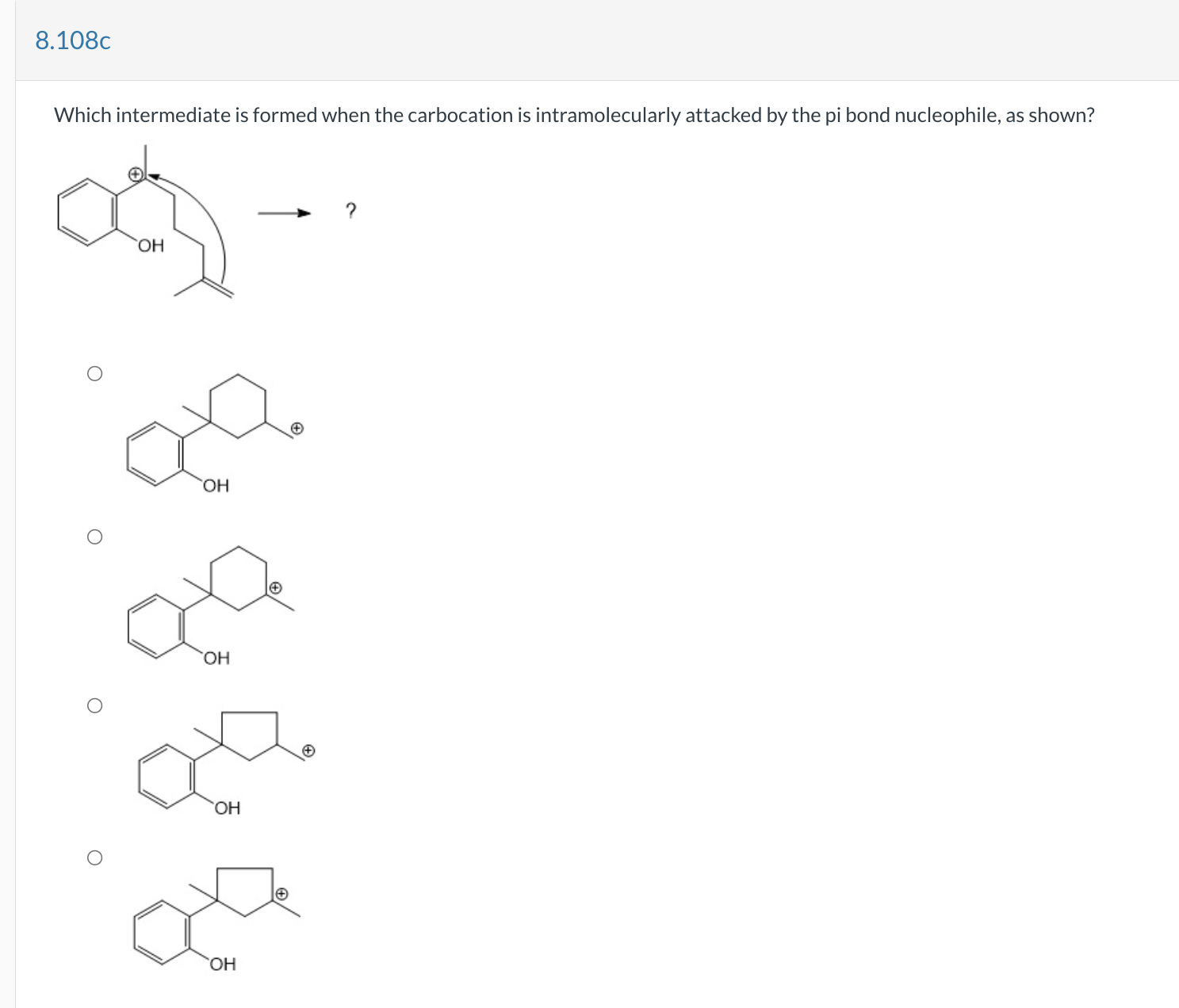 Solved 8.108c Which intermediate is formed when the | Chegg.com