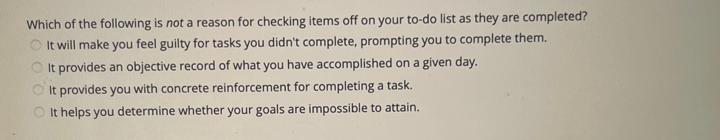 Solved Which of the following is not a reason for checking | Chegg.com