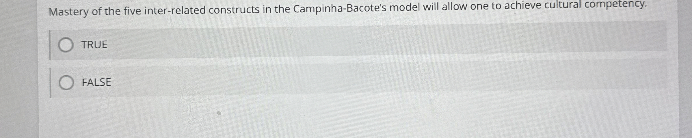 Solved Mastery of the five inter-related constructs in the | Chegg.com