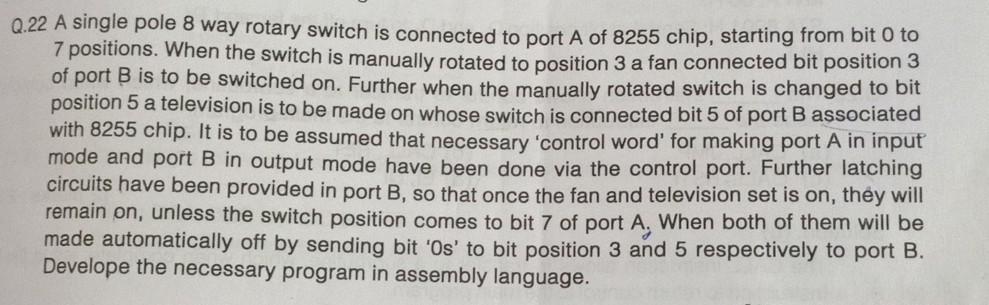 Solved ADVANCED MICROPROCESSOR PROGRAMMING (NOTE:WRITE | Chegg.com