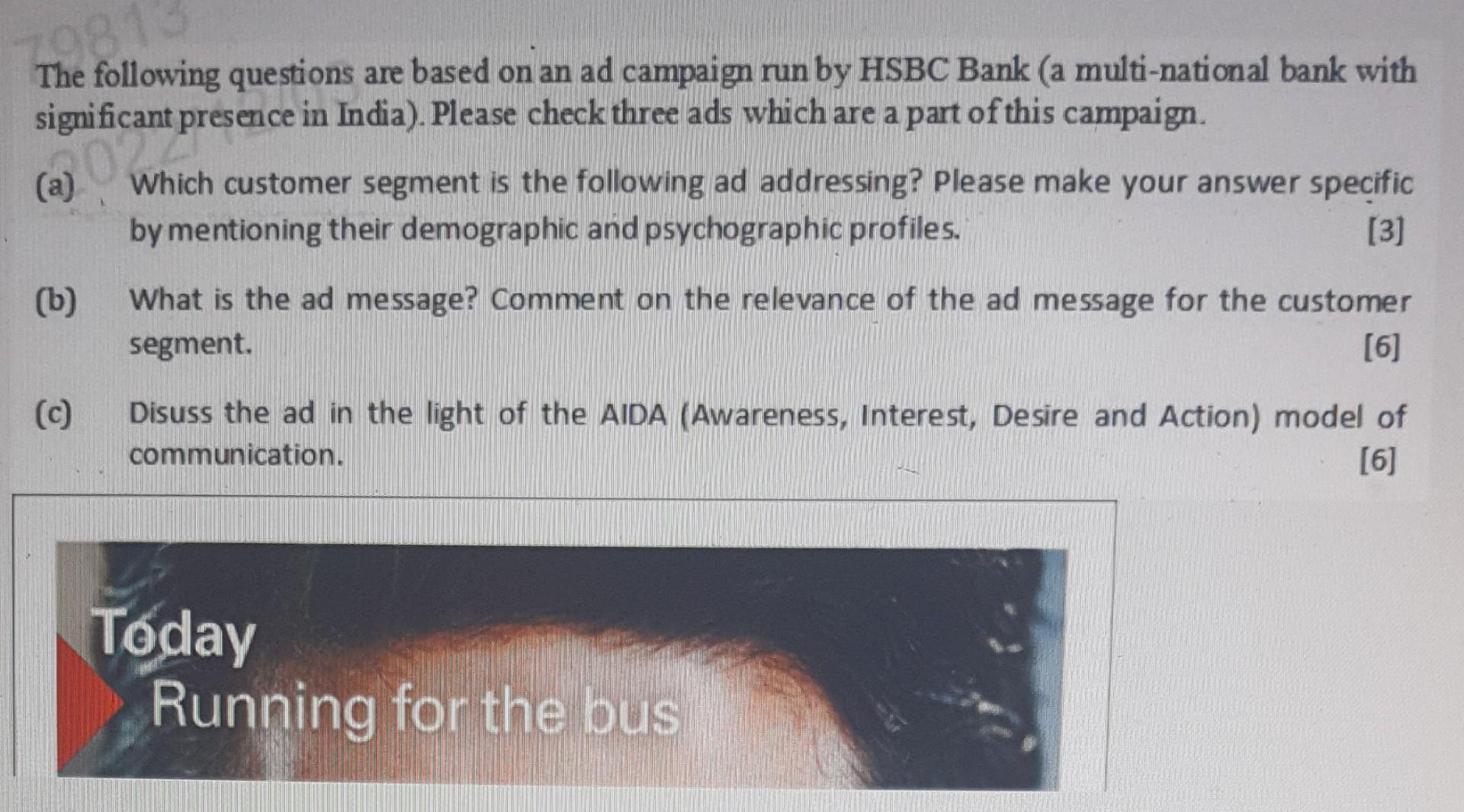 Solved The following questions are based on an ad campaign | Chegg.com