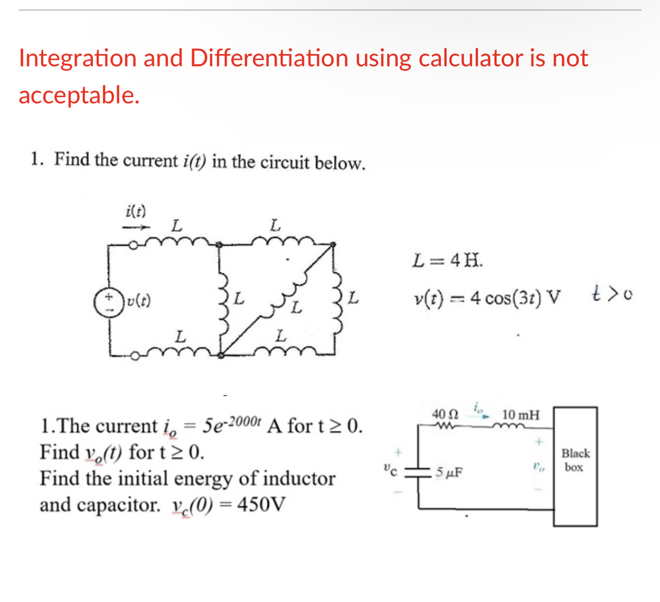 Solved Integration and Differentiation using calculator is | Chegg.com
