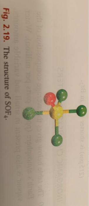Solved 2.18 Use the VSEPR model to rationalize the structure | Chegg.com