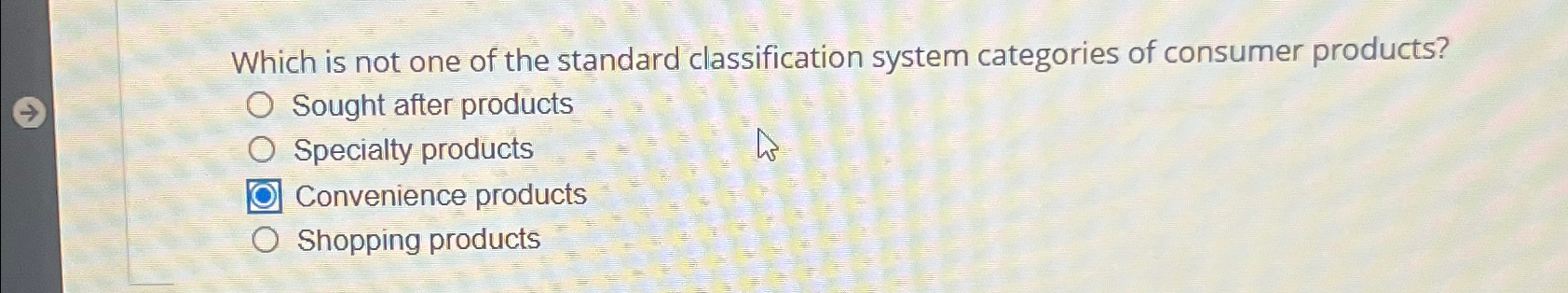 Solved Which is not one of the standard classification | Chegg.com