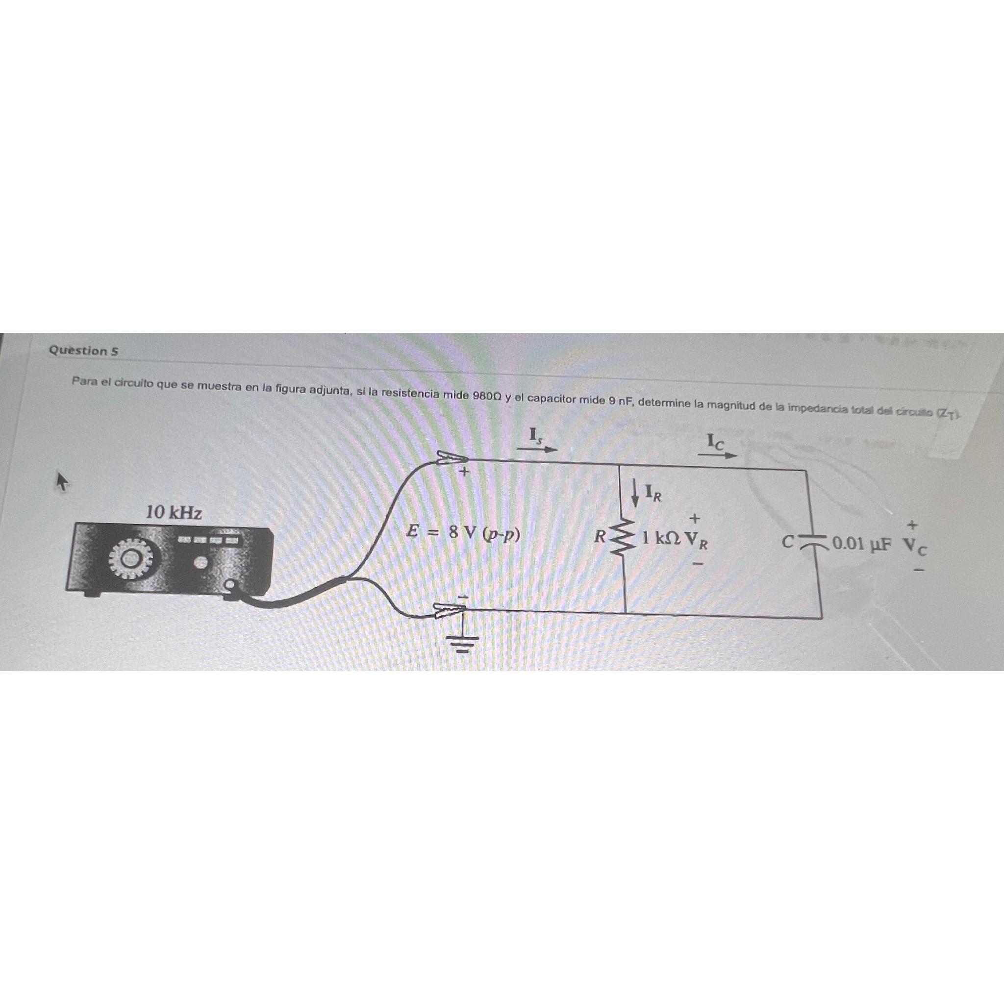 Solved Para el circuito que se muestra en la figura adjunta, | Chegg.com