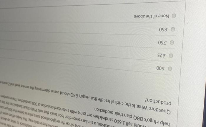 Critical Fractile F(Q) = C. where Cu is the | Chegg.com
