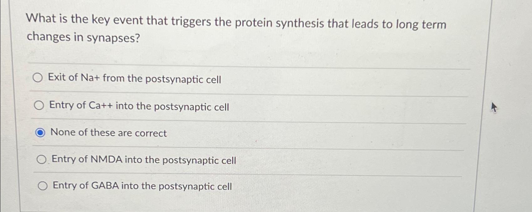 Solved What is the key event that triggers the protein | Chegg.com