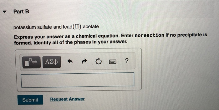 Solved Write a molecular equation for the precipitation | Chegg.com
