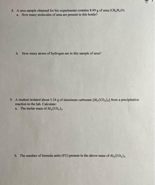Solved Use The Factor Label To Solve The Following Problems 6423