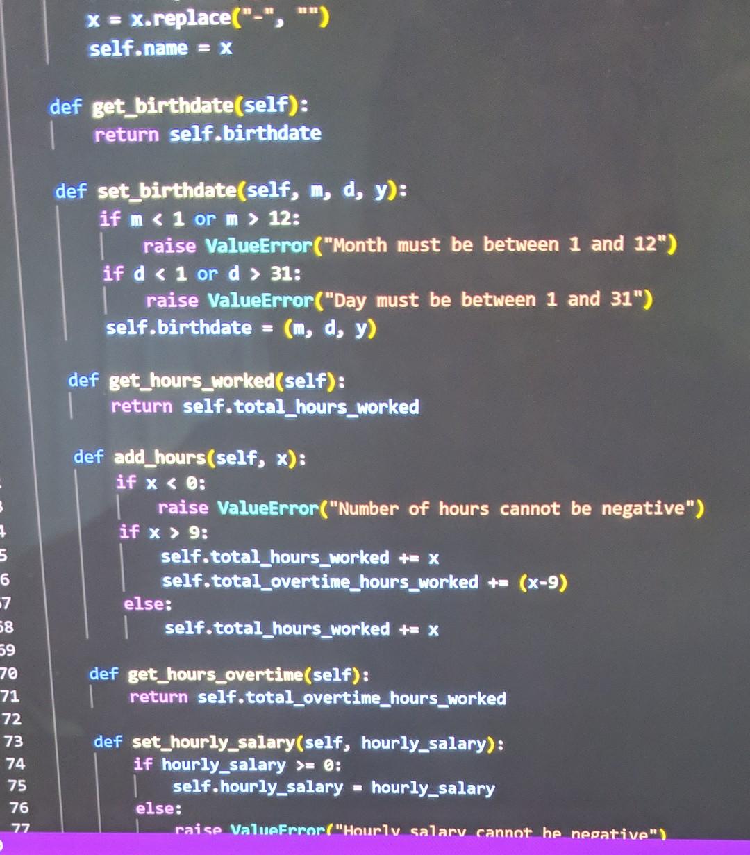 Look over the code below and tell me why the answer | Chegg.com
