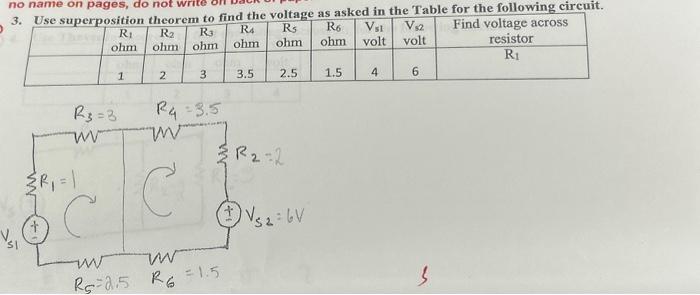 Solved 3. Use superposition theorem to find the voltage as | Chegg.com