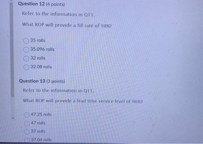 Solved Question 11 (2 points) A store in St. John's is open | Chegg.com