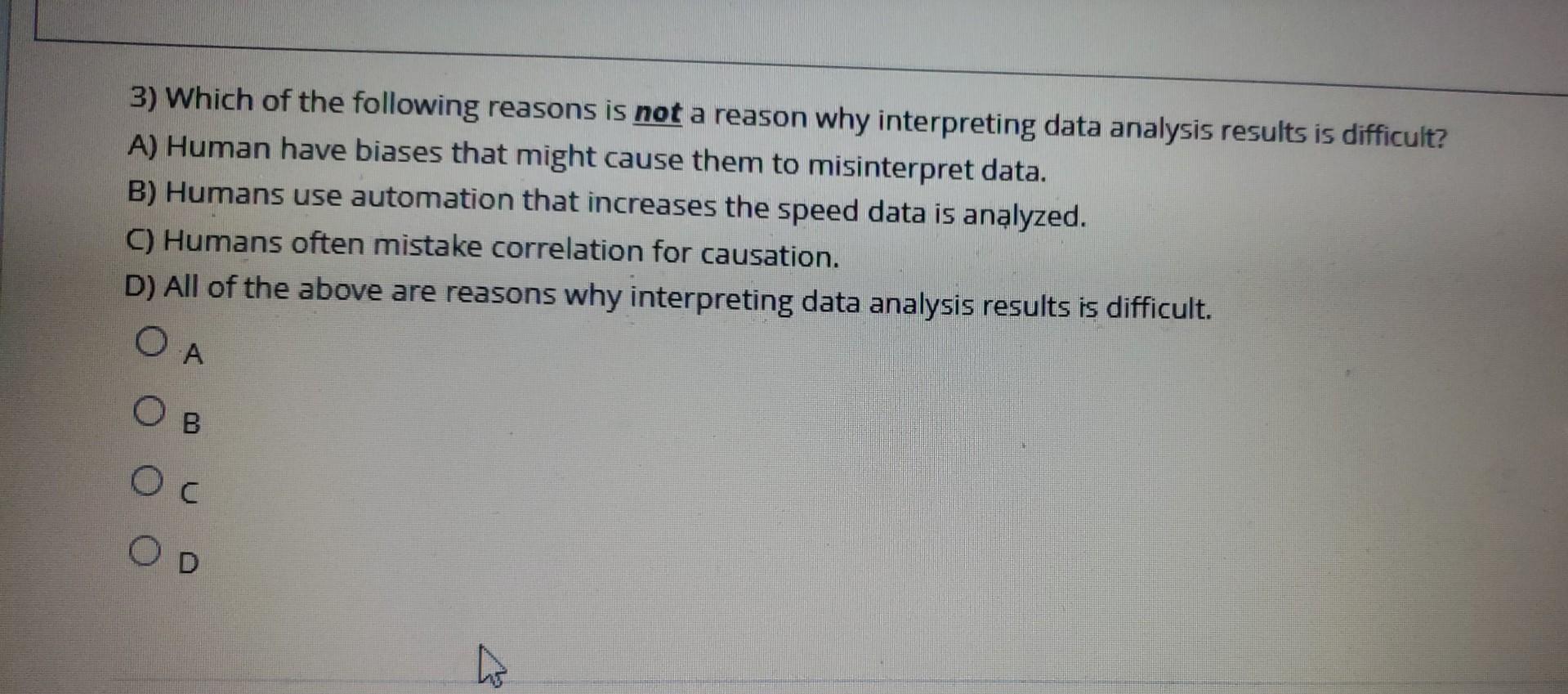 Solved 3) Which of the following reasons is not a reason why | Chegg.com