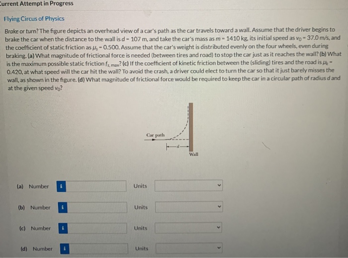 Solved Current Attempt in Progress Flying Circus of Physics | Chegg.com