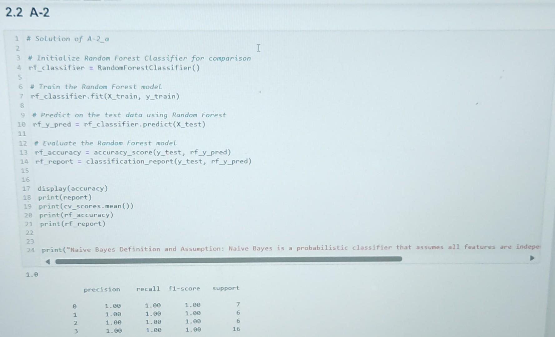 Solved \# To write the code for the questions provided, I | Chegg.com