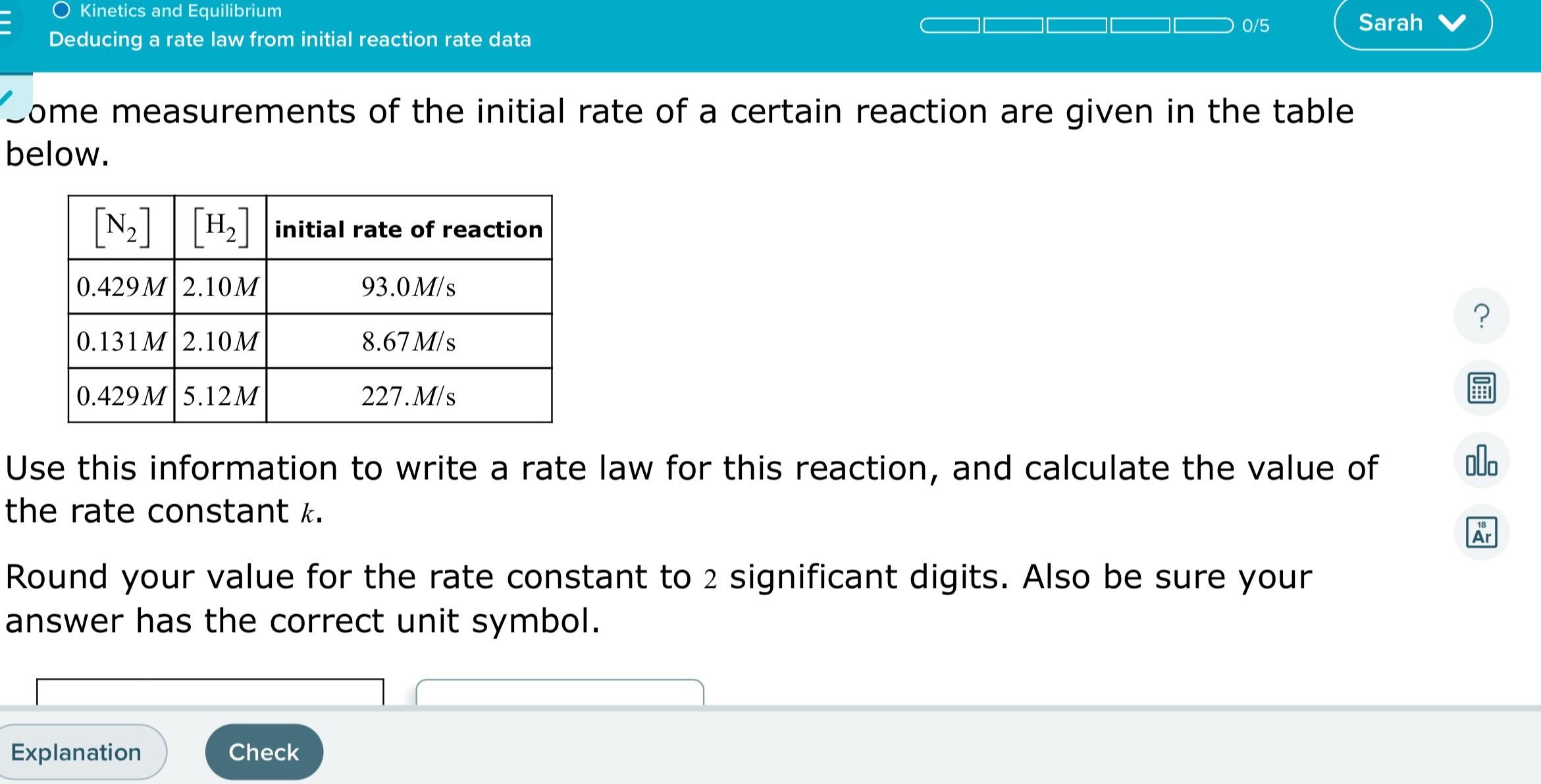 Solved Kinetics and EquilibriumDeducing a rate law from | Chegg.com