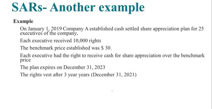Solved SARS- Another example Example On January 1, 2019 | Chegg.com