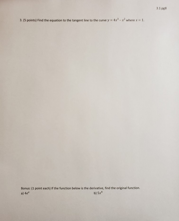 Solved 3.1 pg 7 3.1 Homework-21 possible points. Submit | Chegg.com