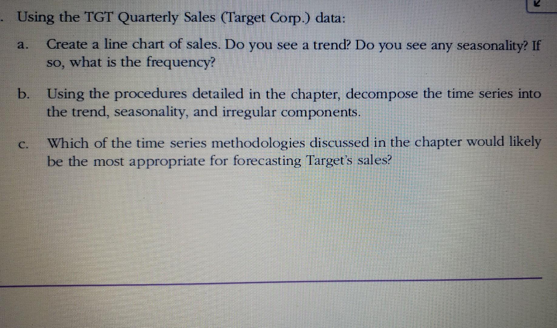 Week 3 Assignment: Chapter 6 Problem \#1 Requirement: | Chegg.com