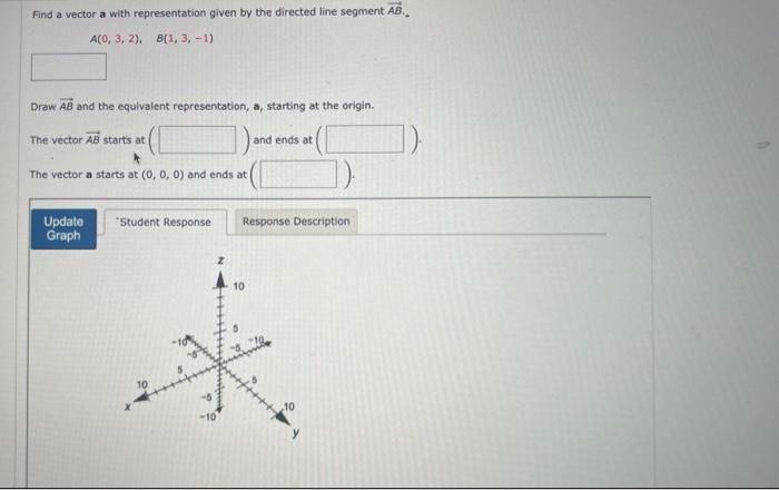 Solved Find a vector a with representation given by the | Chegg.com