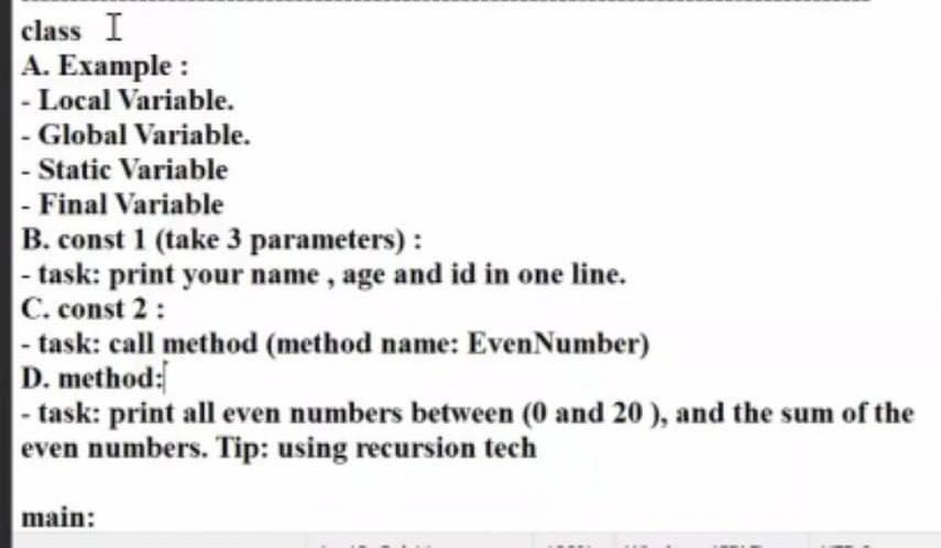 Solved Create obj with initial value(name,age,id) Tip : name | Chegg.com