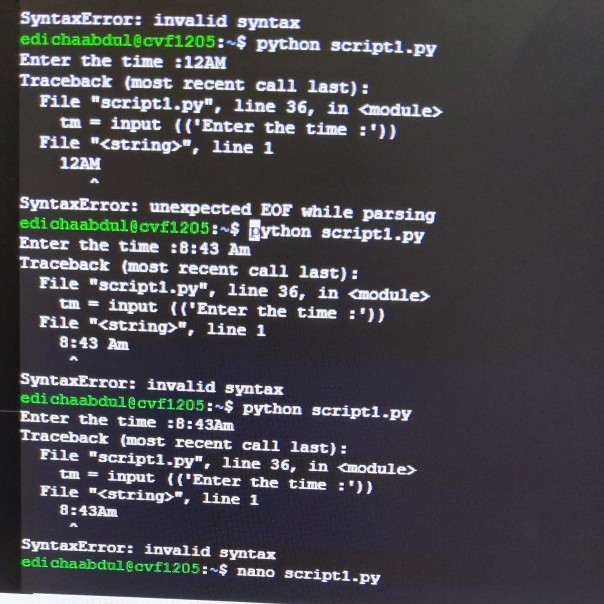 Solved Write A Python Program To Prompt A User To Enter The Chegg