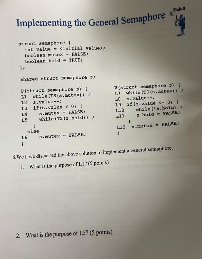 Solved 6. We have discussed the above solution to implement | Chegg.com