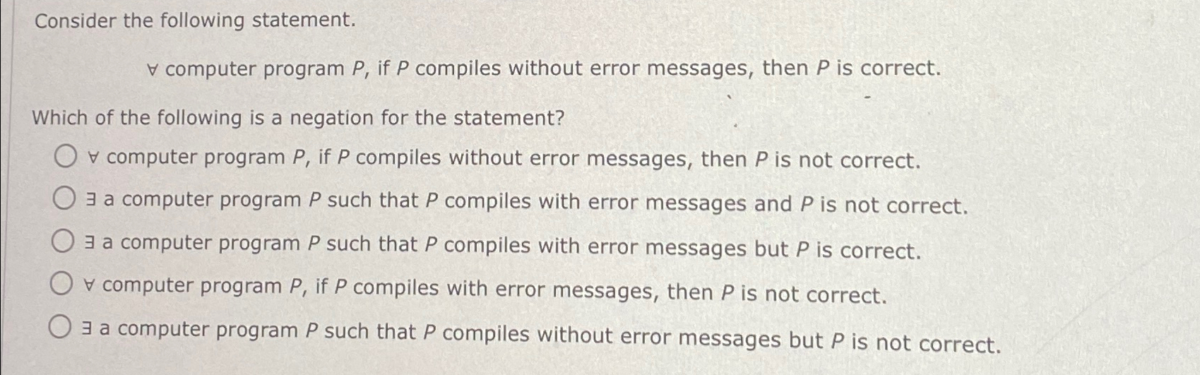 Solved Consider the following statement.AA ﻿computer program | Chegg.com