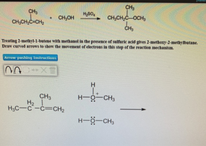 Solved CH CH H2SO4 CH, OH CH,CH_C-OCH, CH3CH2C-CH2 Treating | Chegg.com
