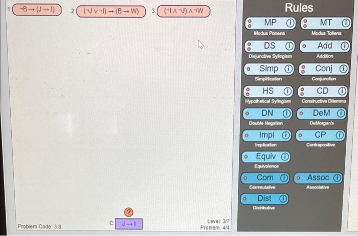 Solved Logic Proofs!! Im trying to prove that the terms in | Chegg.com Solved Logic Proofs!! Im trying to prove that the terms in | Chegg.com