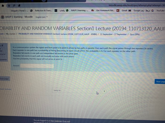 Solved moodle.aaup.edu/mod/quiz/attempt.php?attempt=30 | Chegg.com