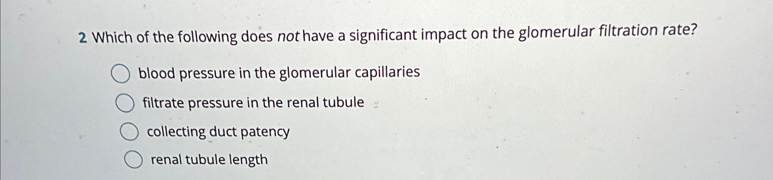 Solved 2 ﻿Which of the following does not have a significant | Chegg.com