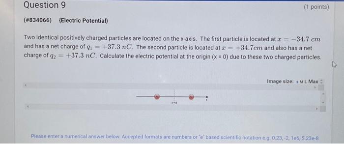 Solved Two identical positively charged particles are | Chegg.com