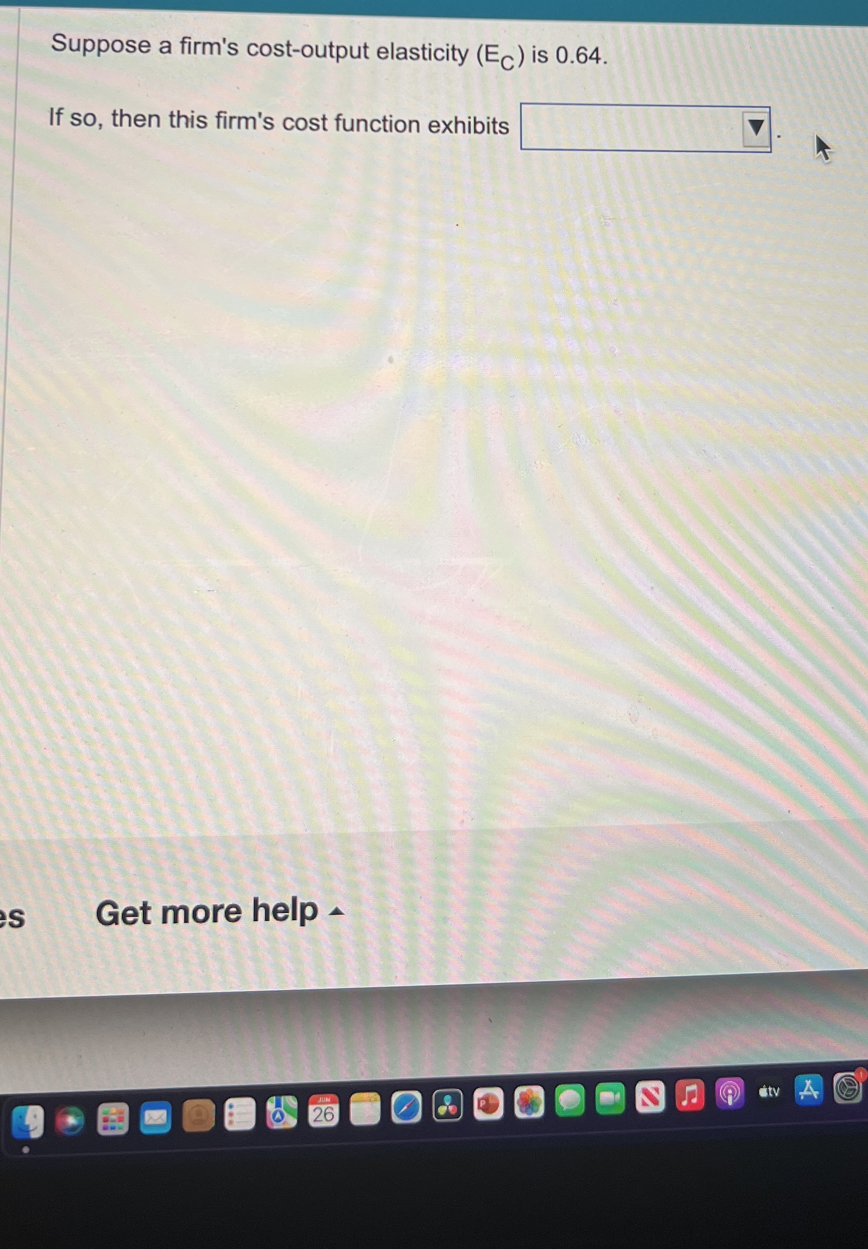 Solved Suppose a firm's cost-output elasticity (EC) ﻿is | Chegg.com