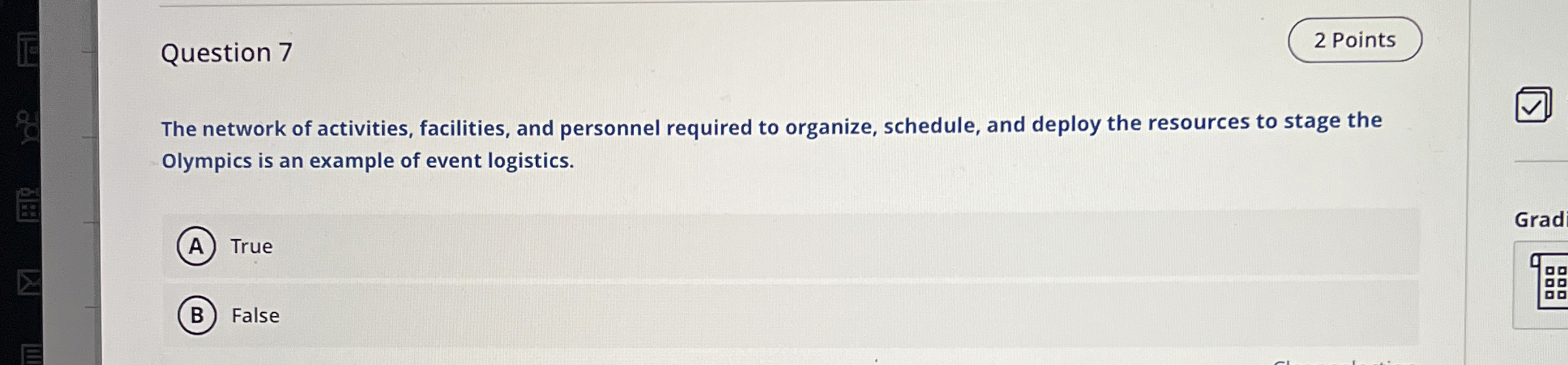 Solved Question 7The network of activities, facilities, and | Chegg.com