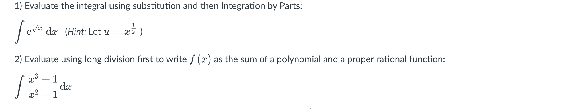 Solved Evaluate the integral using substitution and then | Chegg.com